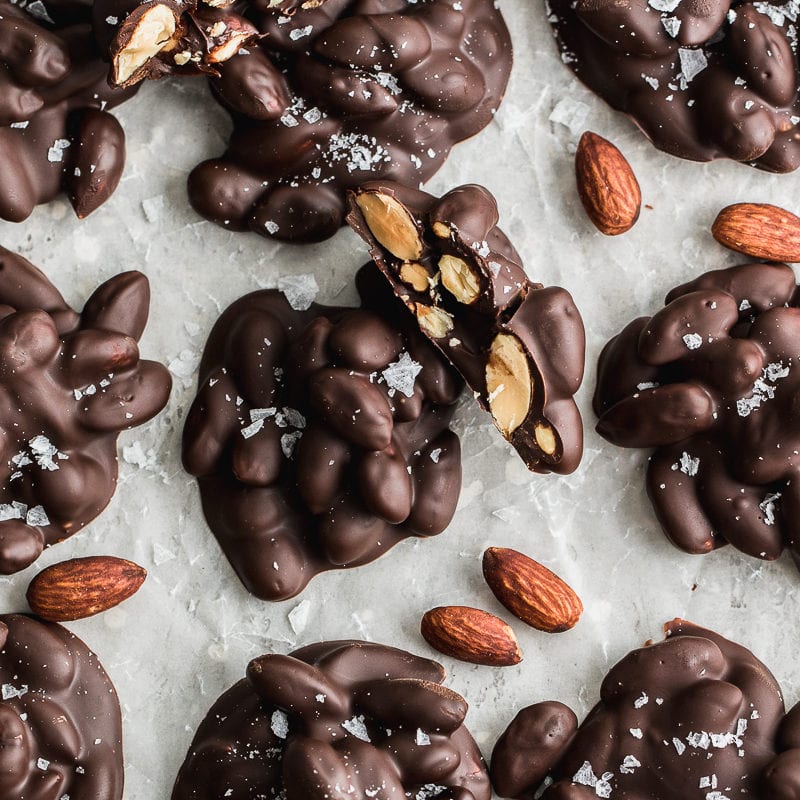 Easy Chocolate Covered Almonds | Peanut Butter Plus Chocolate