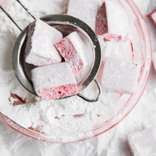 Marshmallow Recipe with Strawberries | Peanut Butter Plus Chocolate