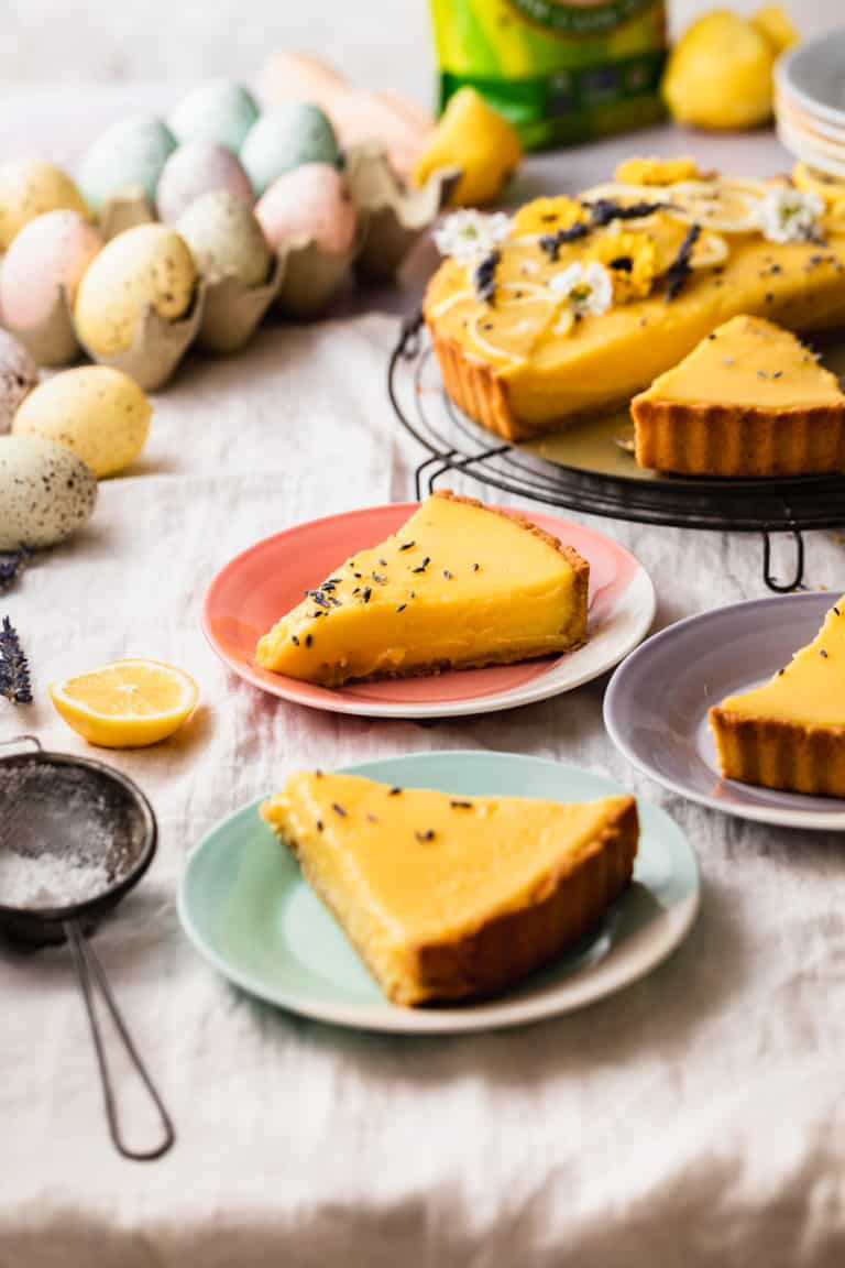 Lemon Lavender Tart | Gluten Free | Peanut Butter Plus Chocolate