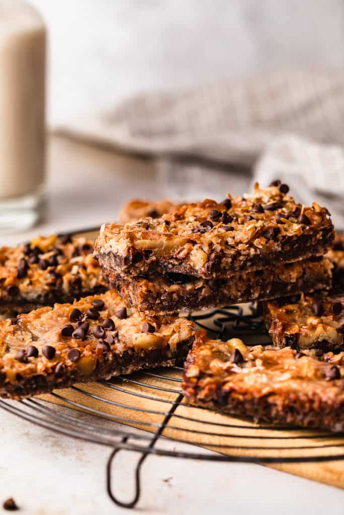 Healthy Magic Bars | Peanut Butter Plus Chocolate