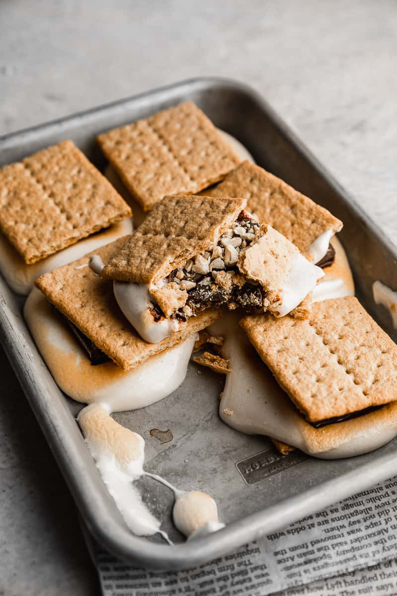 Oven Baked S mores Peanut Butter Plus Chocolate Oven Baked S mores Peanut Butter Plus Chocolate