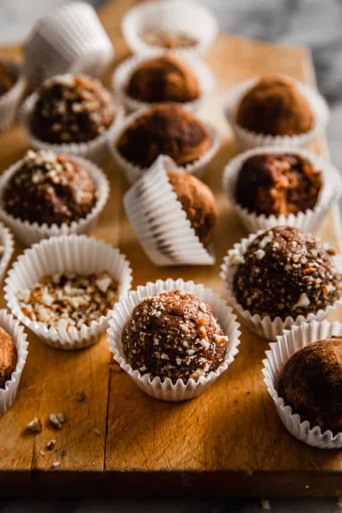 Collagen Chocolate Truffles Gluten Free | Peanut Butter Plus CHocolate