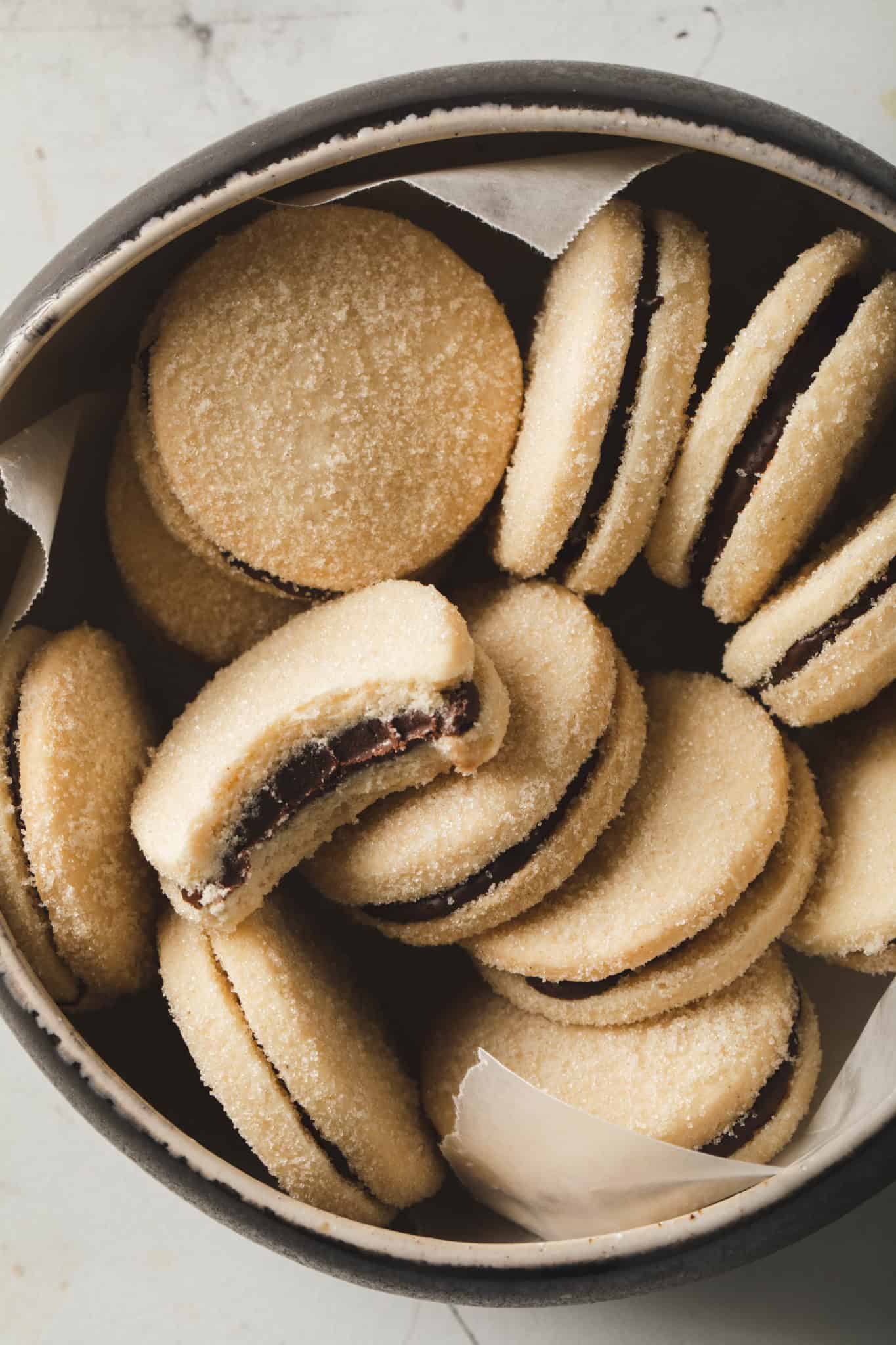 Easy Chocolate Shortbread Cookies | Peanut Butter Plus Chocolate