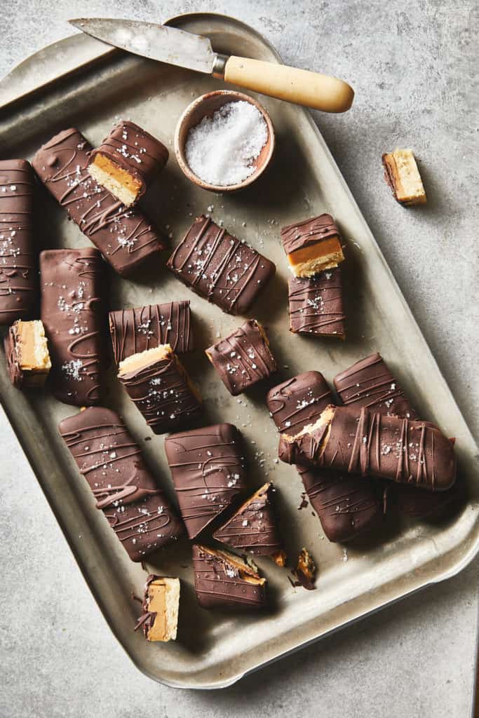 Vegan Healthy Twix Chocolate Bars | PBPC Blog