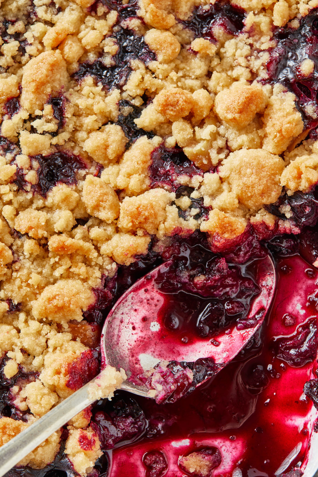 Easy Apple and Blueberry Crumble | Peanut Butter Plus Chocolate
